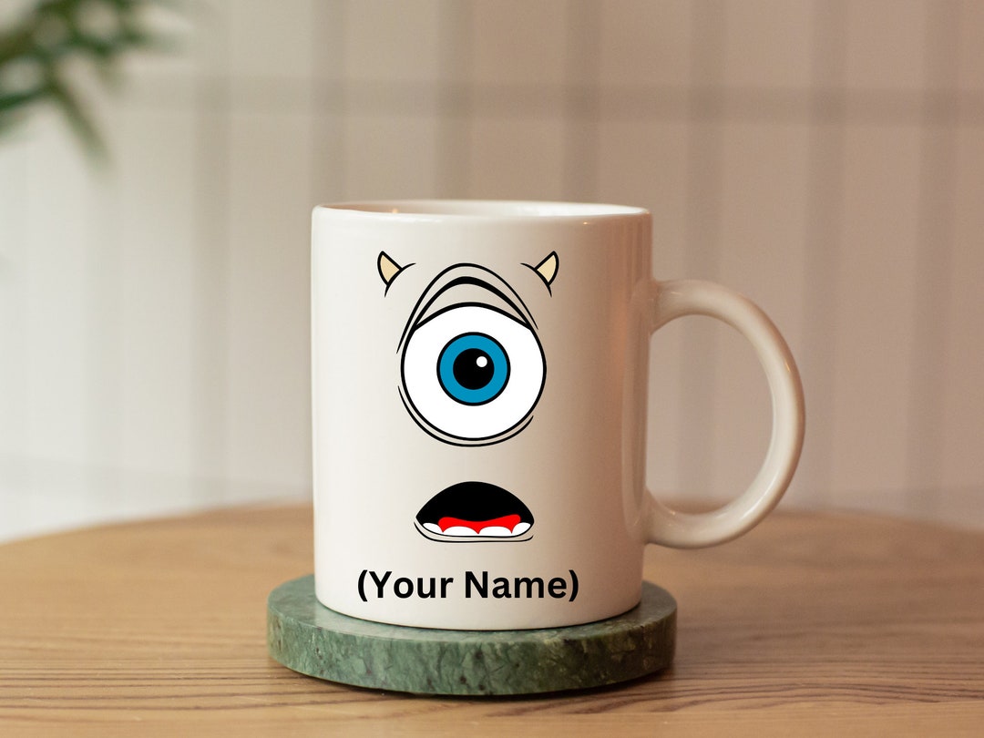 Monsters Inspired Coffee Mug Mike Face Mug Personalized - Etsy