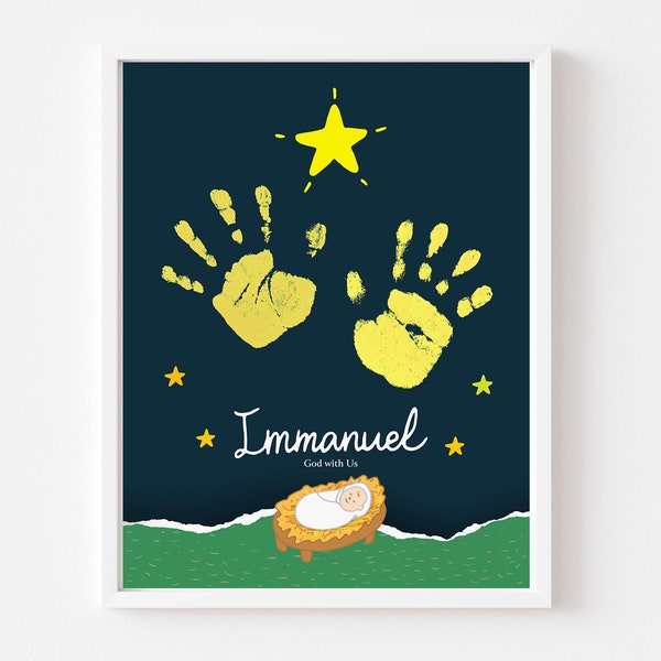 Nativity Handprint - Etsy