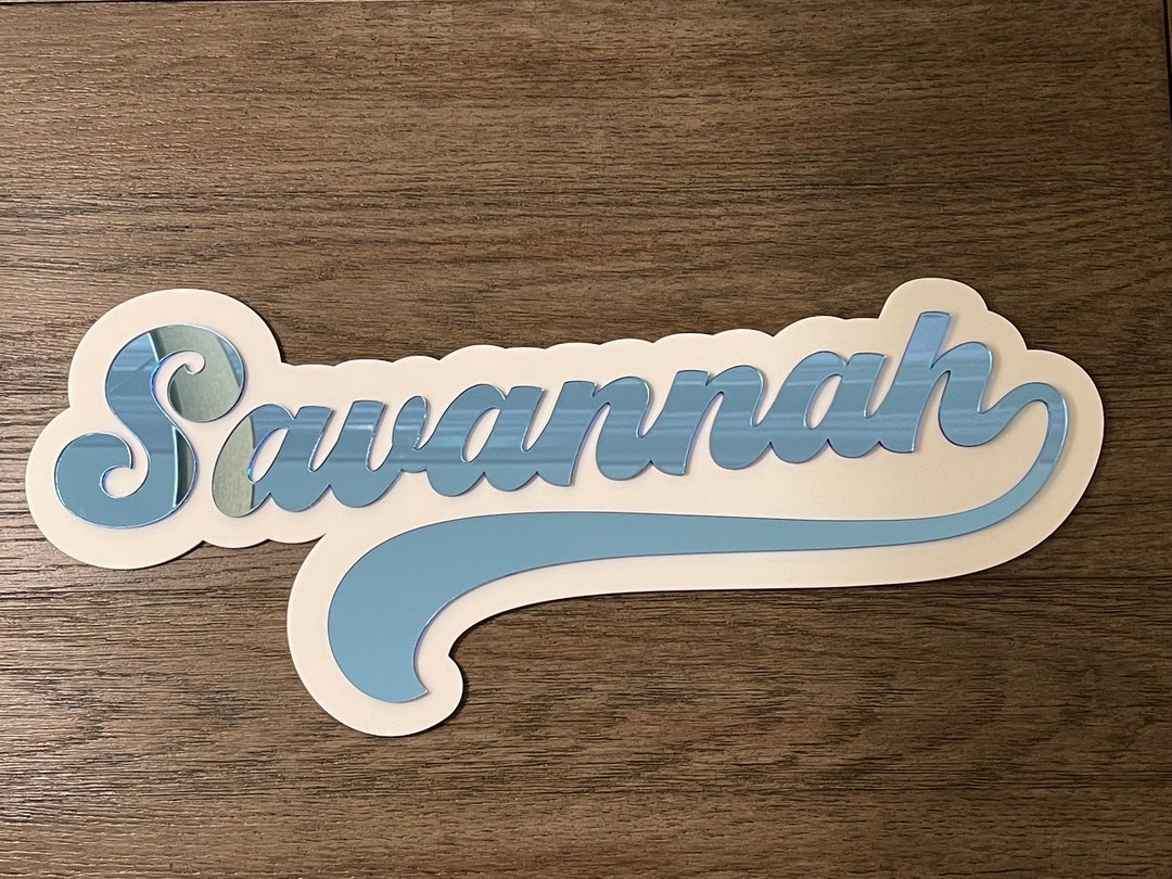 Custom Mirror Name Sign for Girls Room Name Sign for Boys Room - Etsy