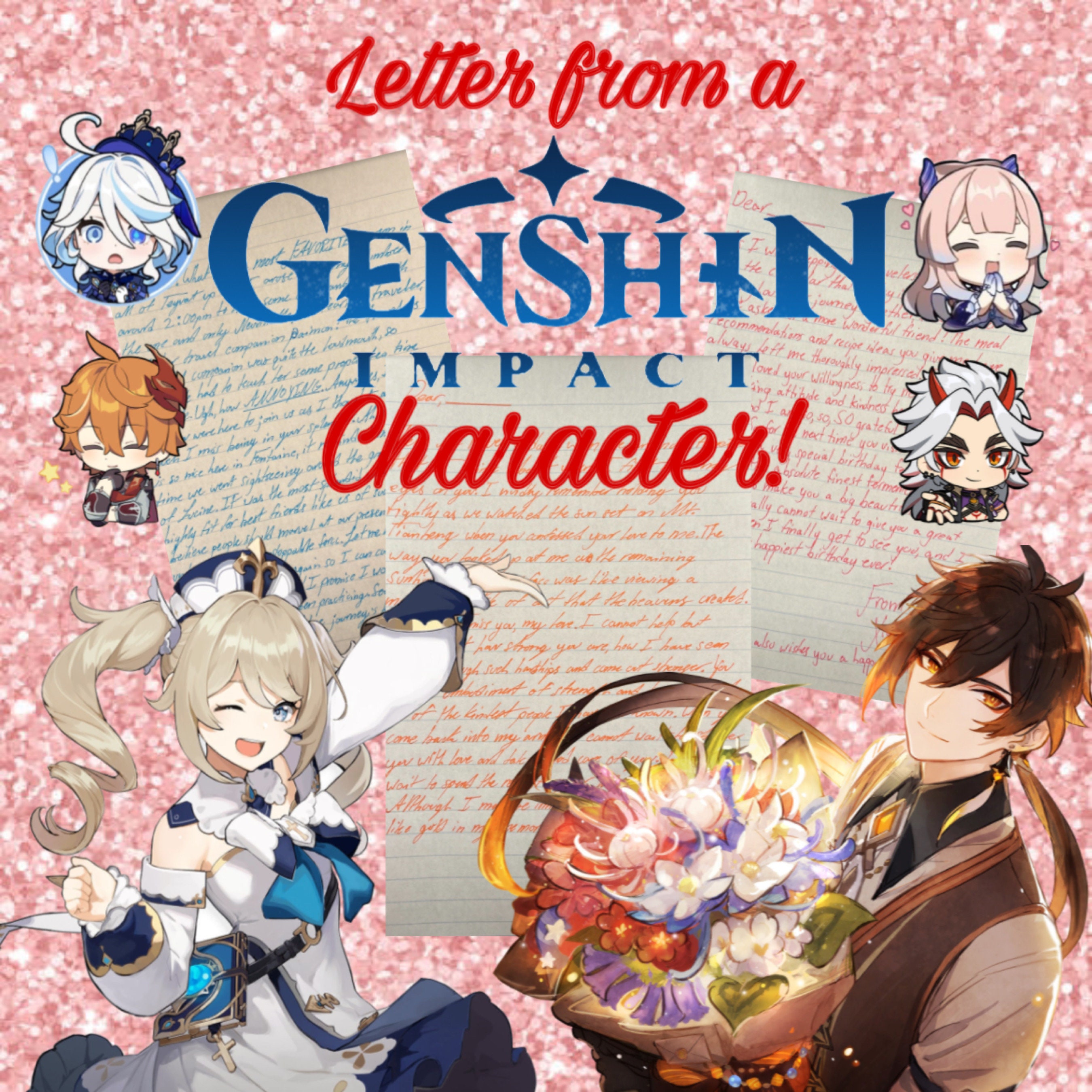 Letter From a Genshin Impact Comfort Character - Etsy