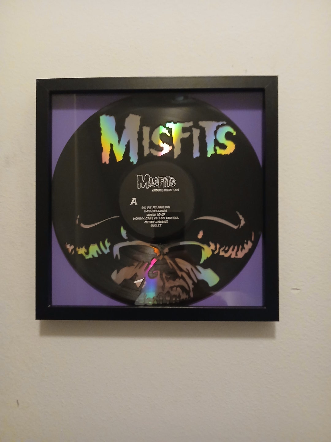 Vinyl Record Shadow Box Wall Art Upcycled LP - Etsy