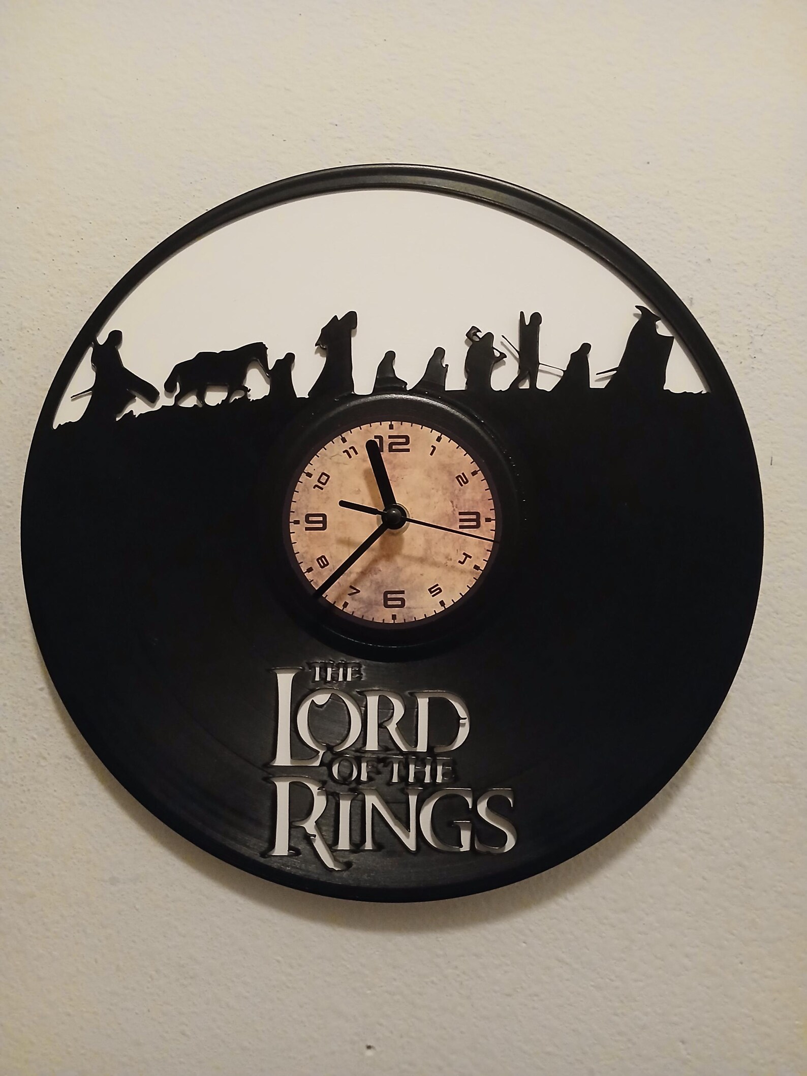 FELLOWSHIP MOVIE Vinyl Record Clock - Etsy