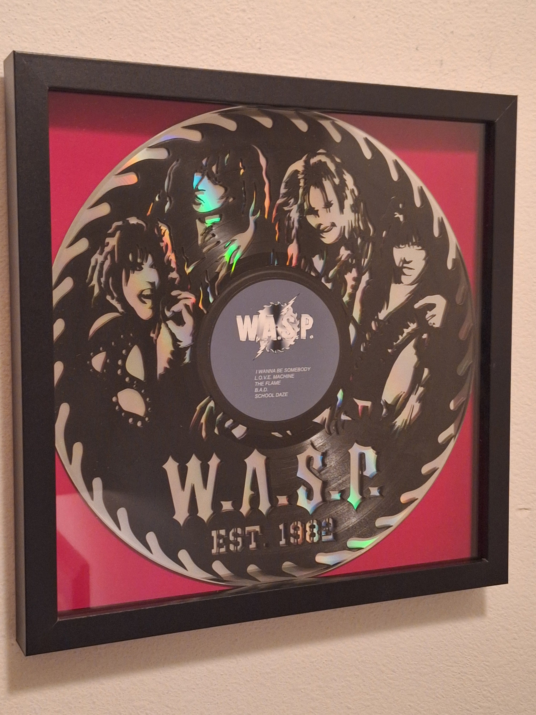 W.A.S.P. Vinyl Record Lp Shadow Box - Etsy