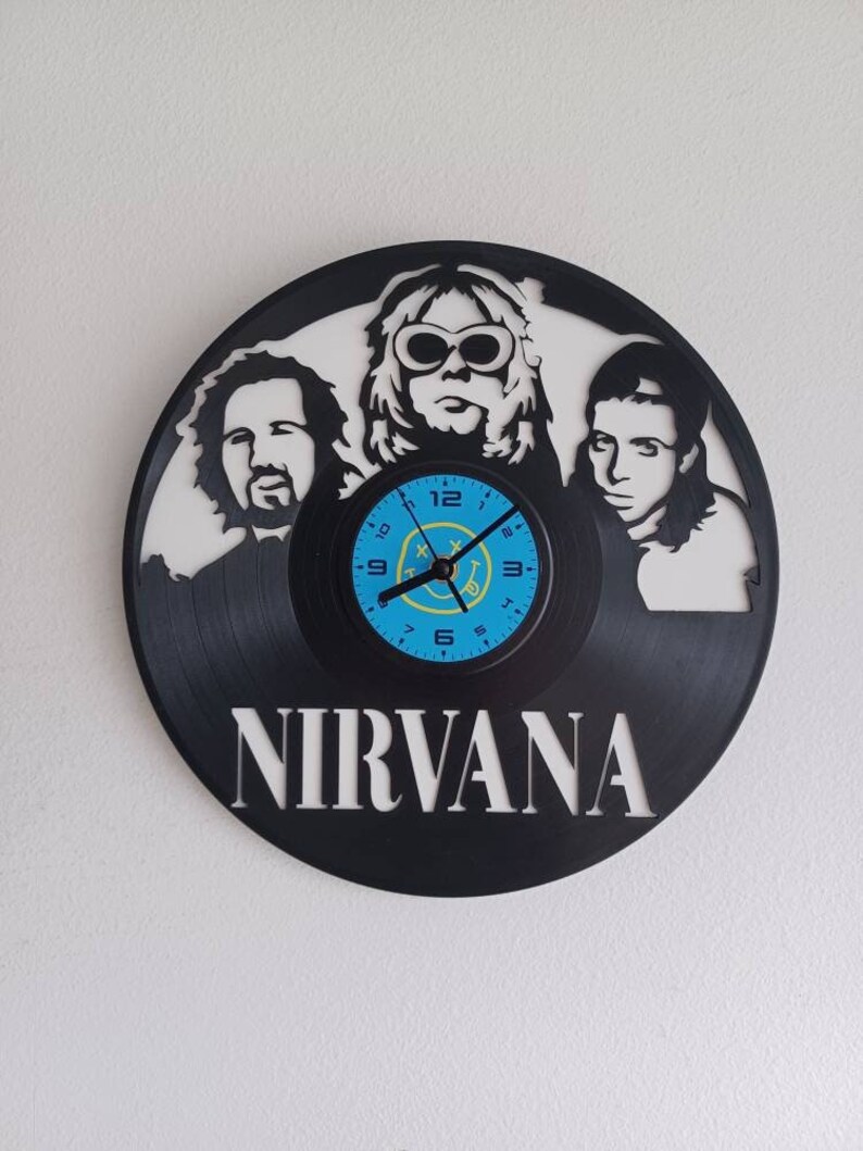 NIRVANA Vinyl Record Clock - Etsy
