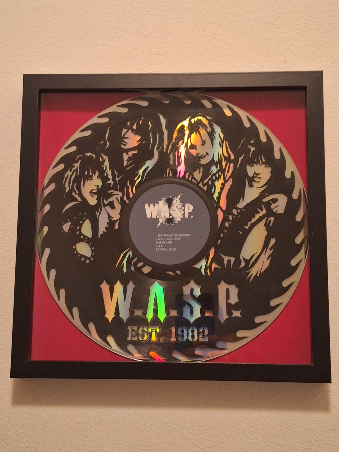 W.A.S.P. Vinyl Record Lp Shadow Box - Etsy