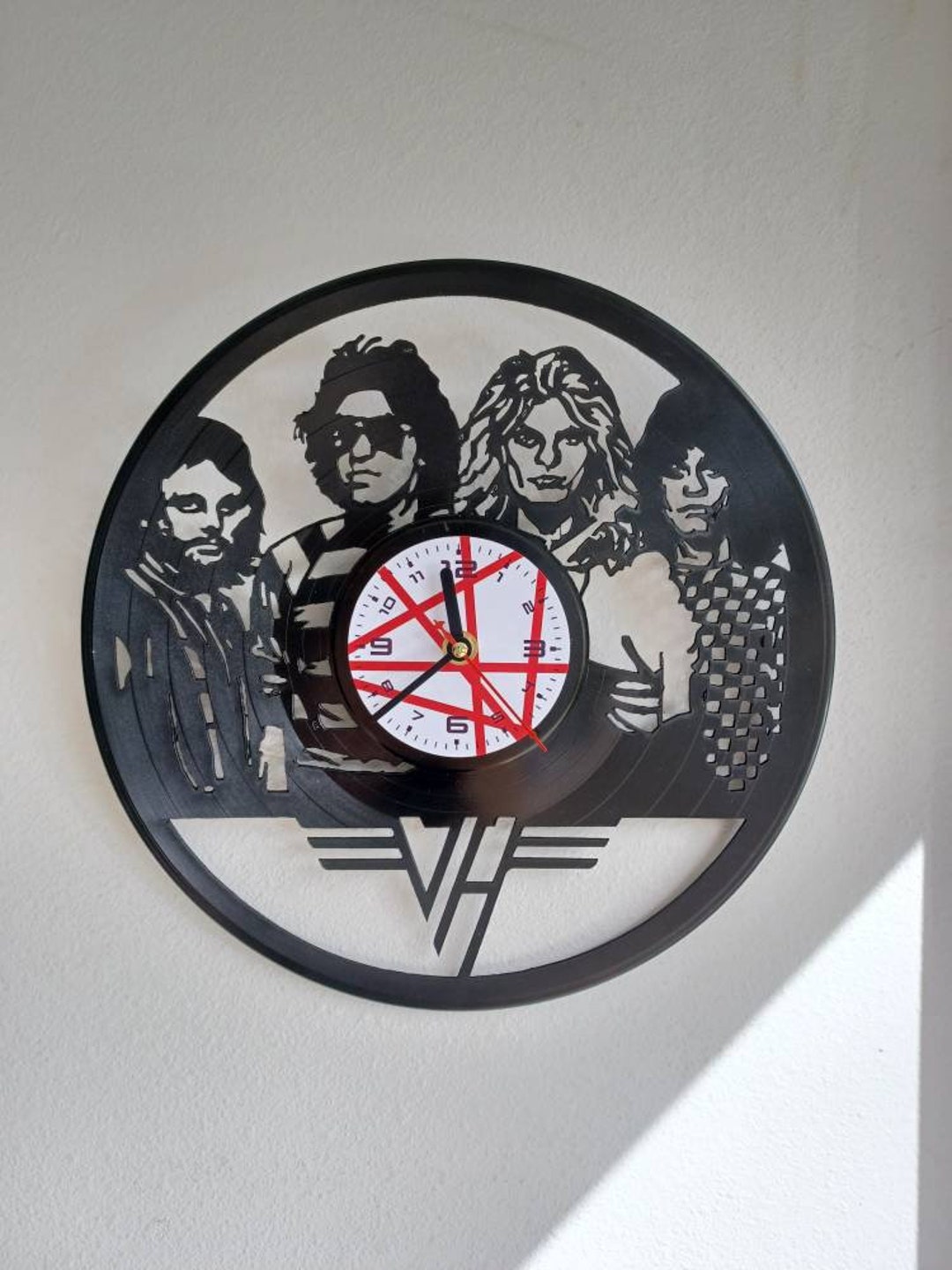 VAN HALEN Vinyl Record Clock - Etsy