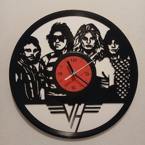 ROCK ROCK 80'S Vinyl Record Clock - Etsy