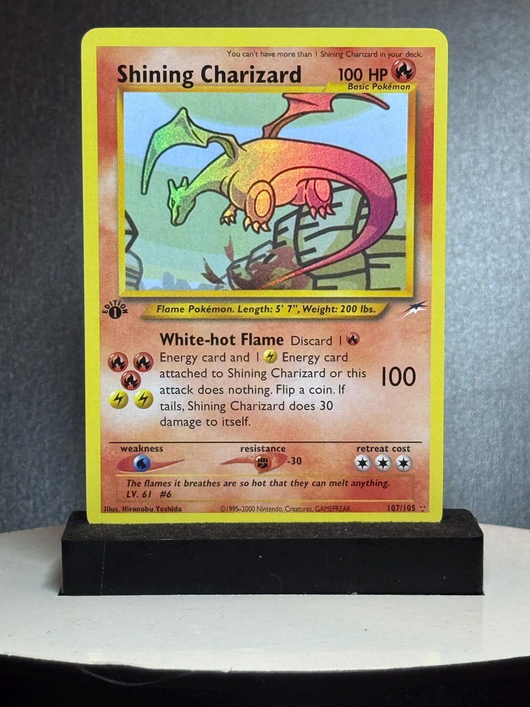 Shining Charizard · Neo Destiny (N4) #107 Proxy Card - Etsy UK