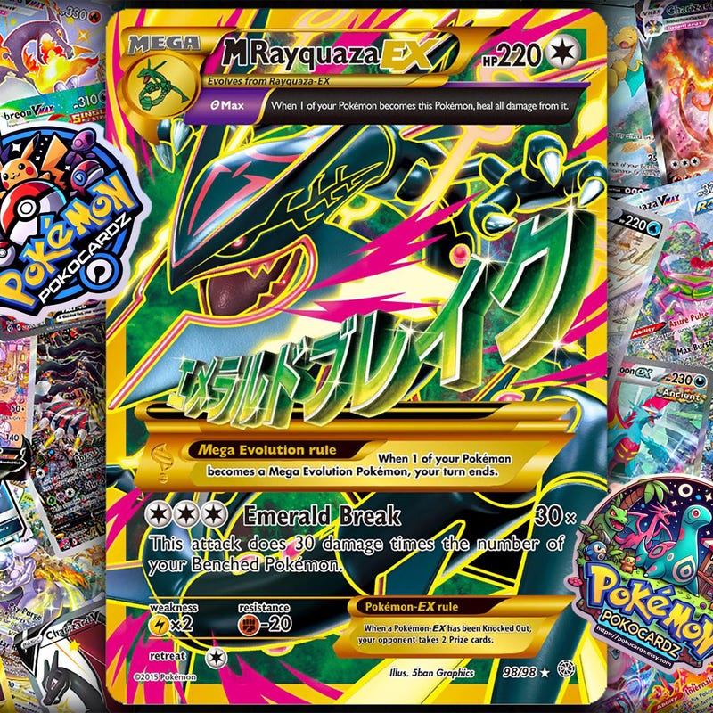Custom Mega Rayquaza - Etsy UK