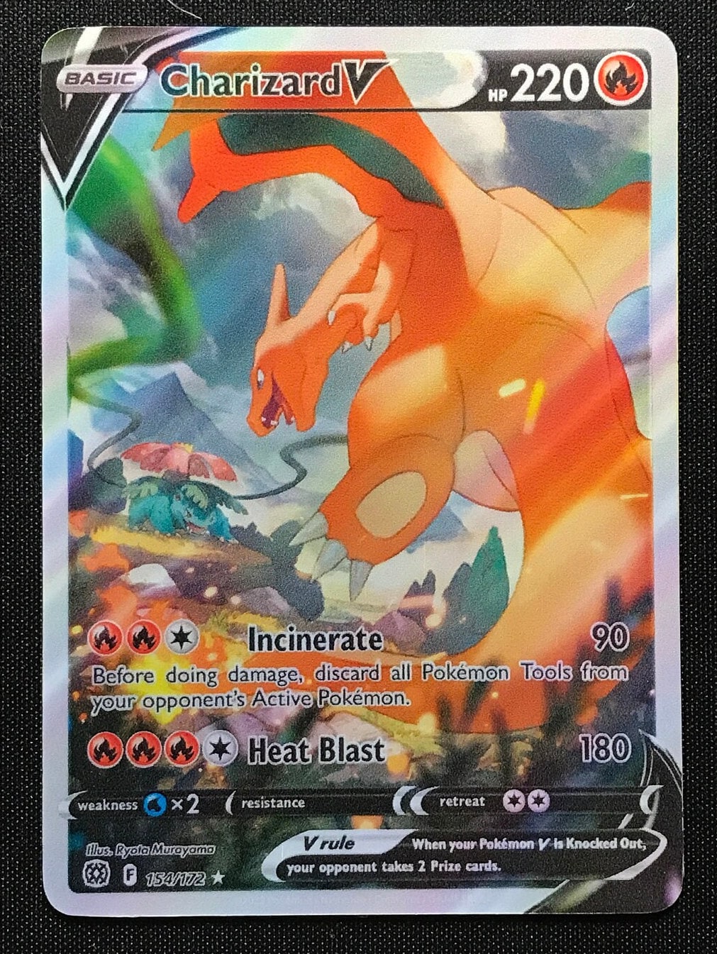 Charizard V Brilliant Stars BRS 154 Proxy Card Full Holo - Etsy