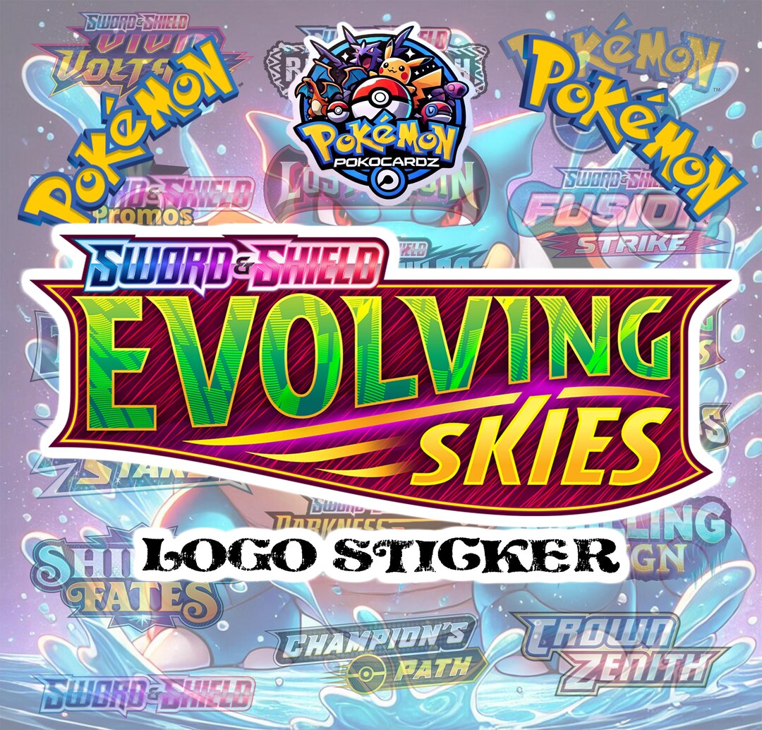 Evolving Skies Logo and Symbol Sticker Set - Etsy