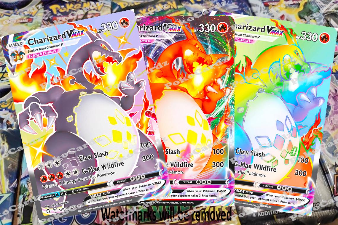 Charizard VMAX bundle Set Proxy Card - Etsy UK