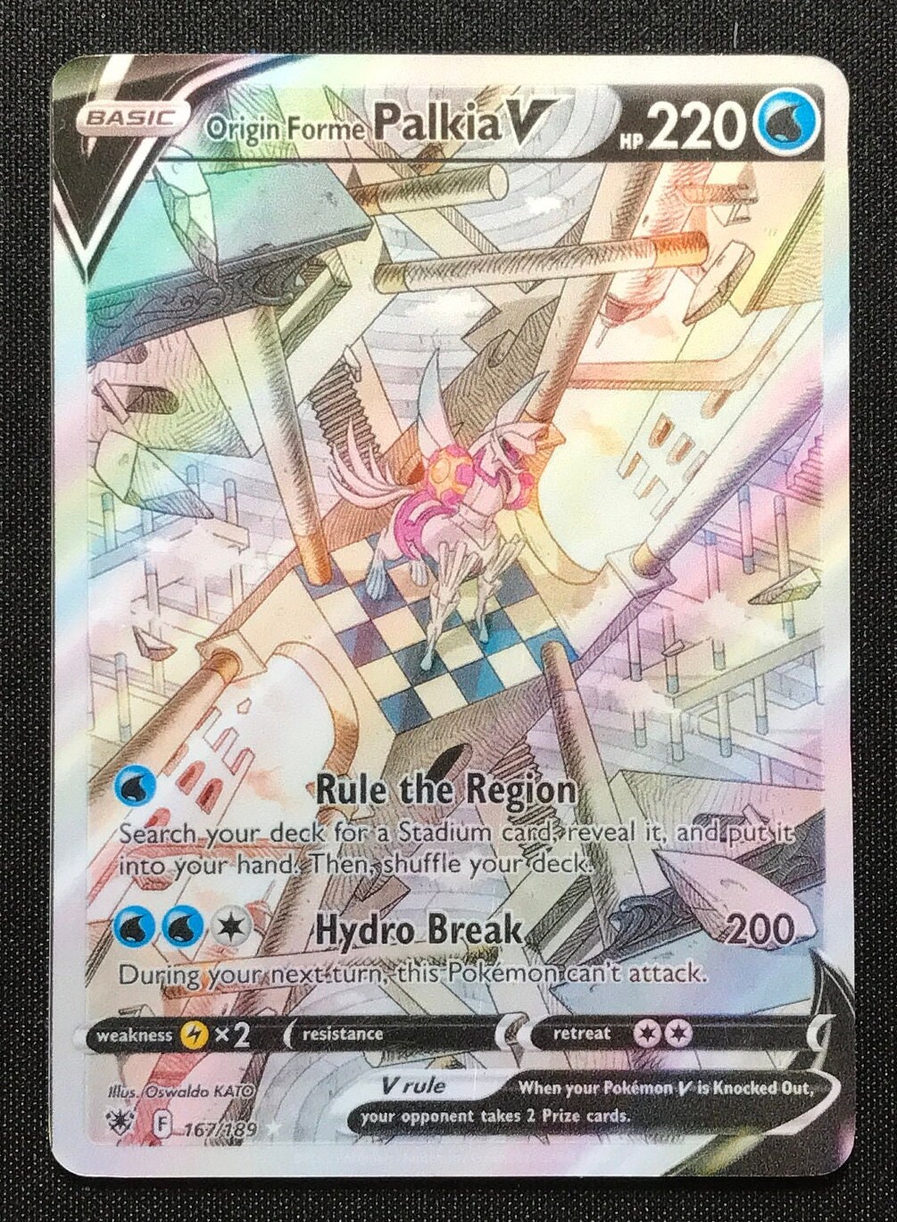 Origin Forme Palkia V Astral Radiance ASR 167 Proxy Card - Etsy UK
