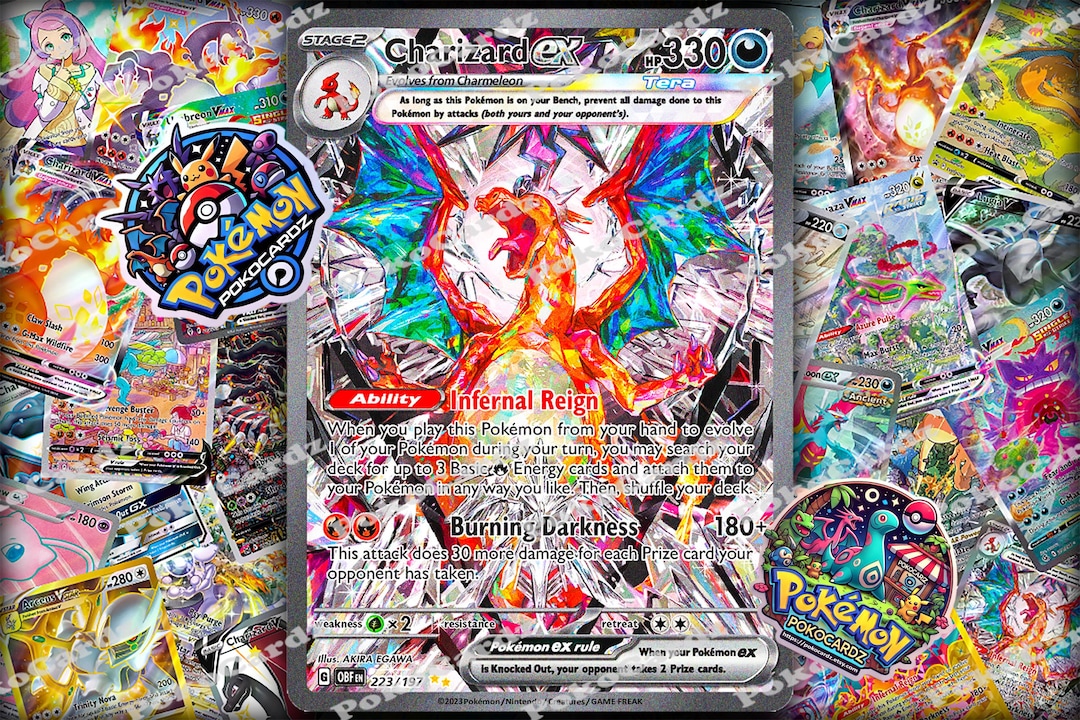 Charizard Ex · Obsidian Flames (OBF) #223 Proxy Card - Etsy