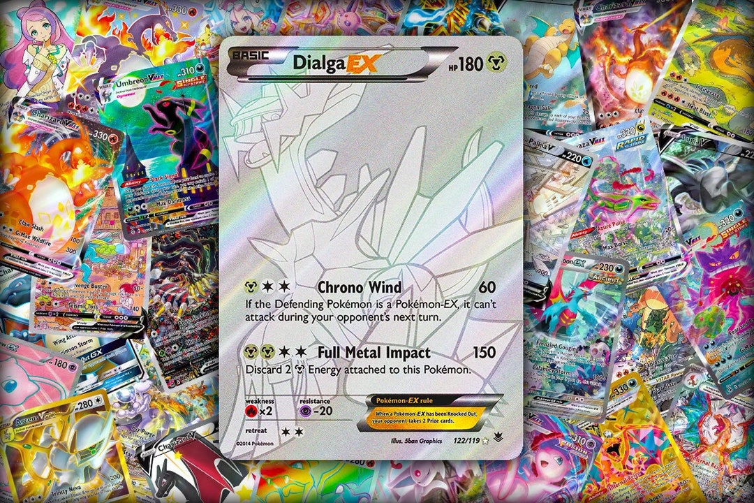 Dialga-ex Phantom Forces PHF 122 Proxy Card Full Holo - Etsy UK