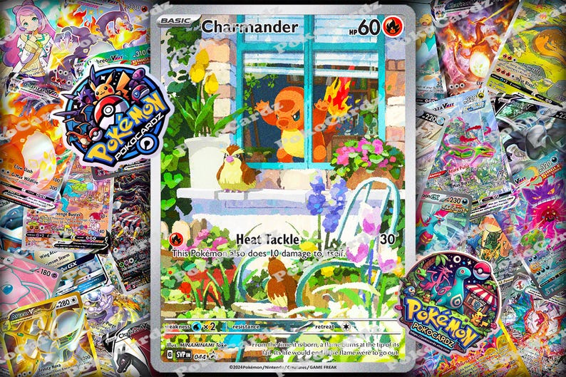 Charmander · Scarlet & Violet Promos (SVP) #044 Proxy Card - Etsy