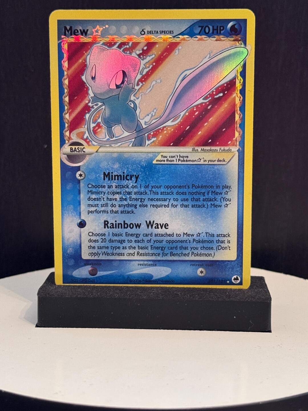 Mew Star · Dragon Frontiers (DF) #101 Proxy Card - Etsy