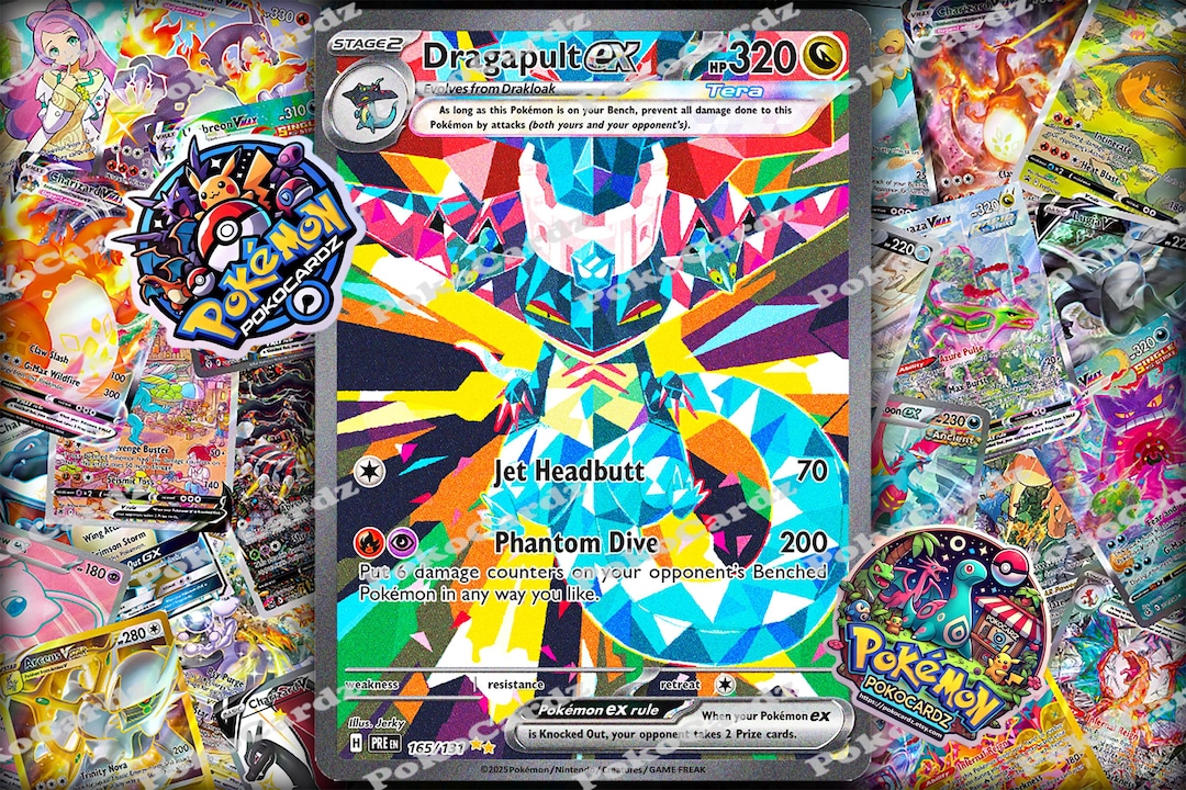Dragapult Ex · Prismatic Evolutions (PRE) #165 Proxy Card - Etsy