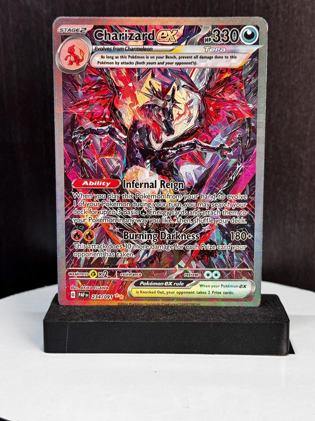 Textured · Charizard Ex · Paldean Fates (PAF) #234 Proxy Card - Etsy