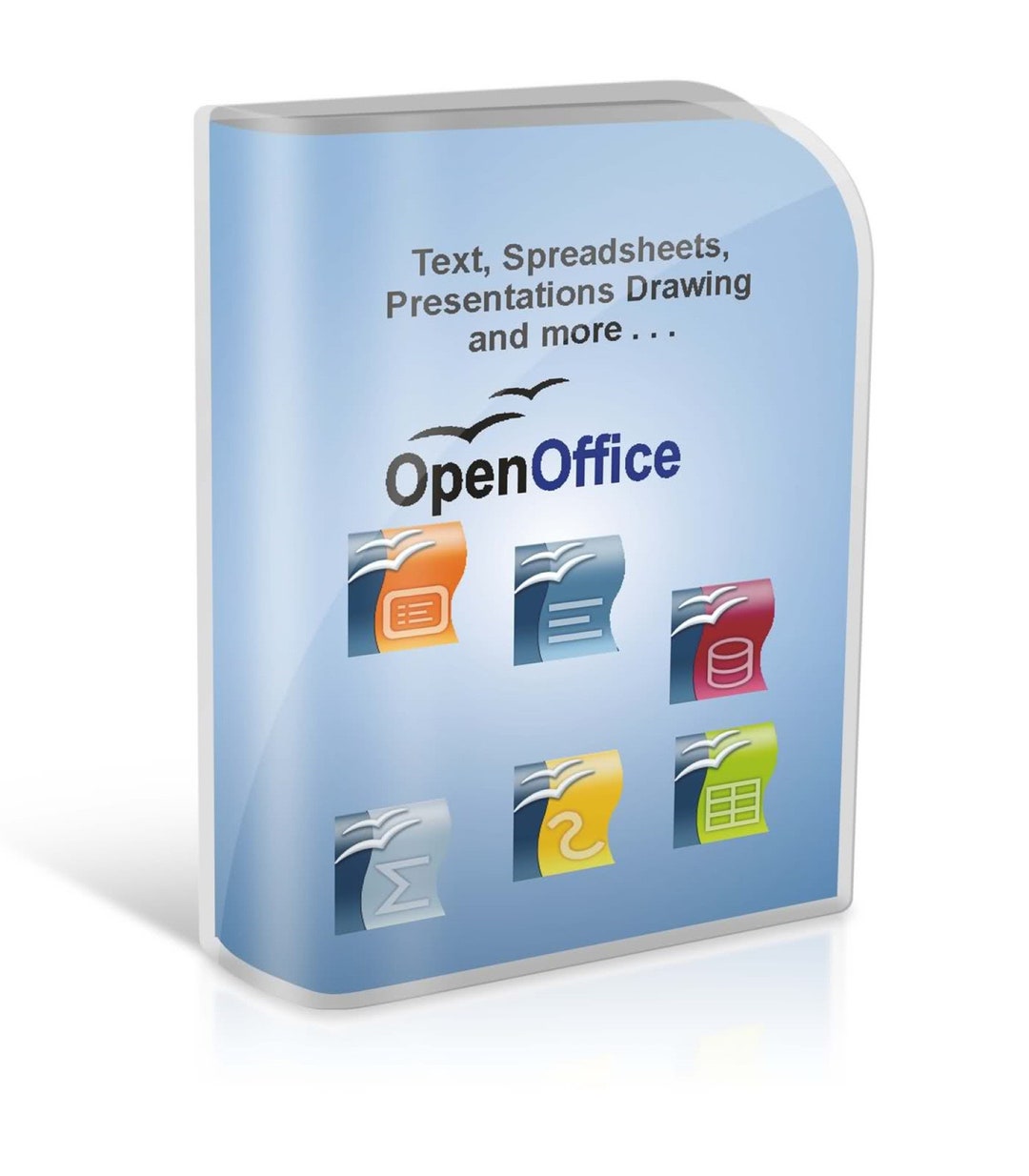 OPENOFFICE for Windows, Vista, 7, 8, 10 Dvd WORD & EXCEL Compatible ...