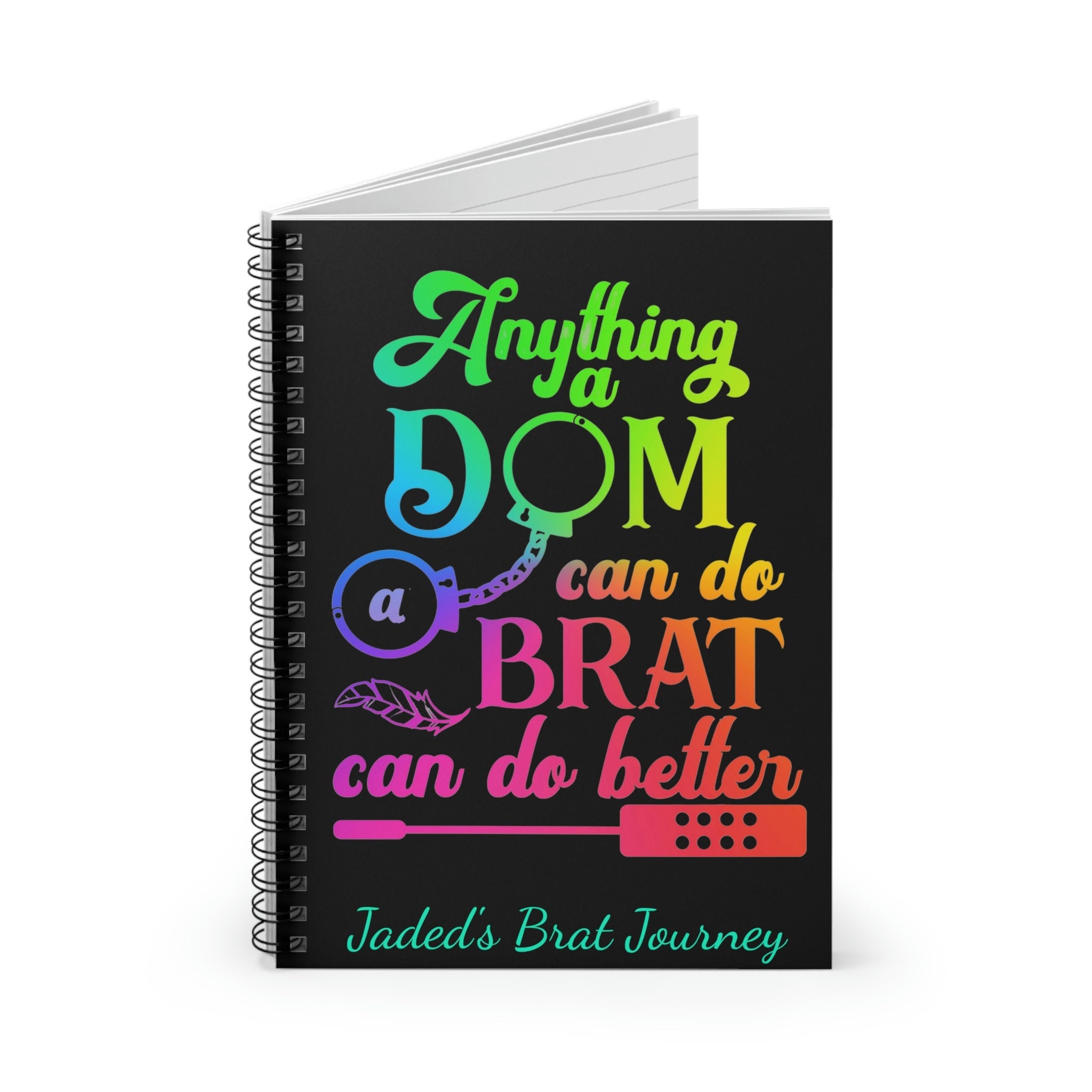 Personalized BDSM Submissive Journal, Valentines Brat Punishment ...
