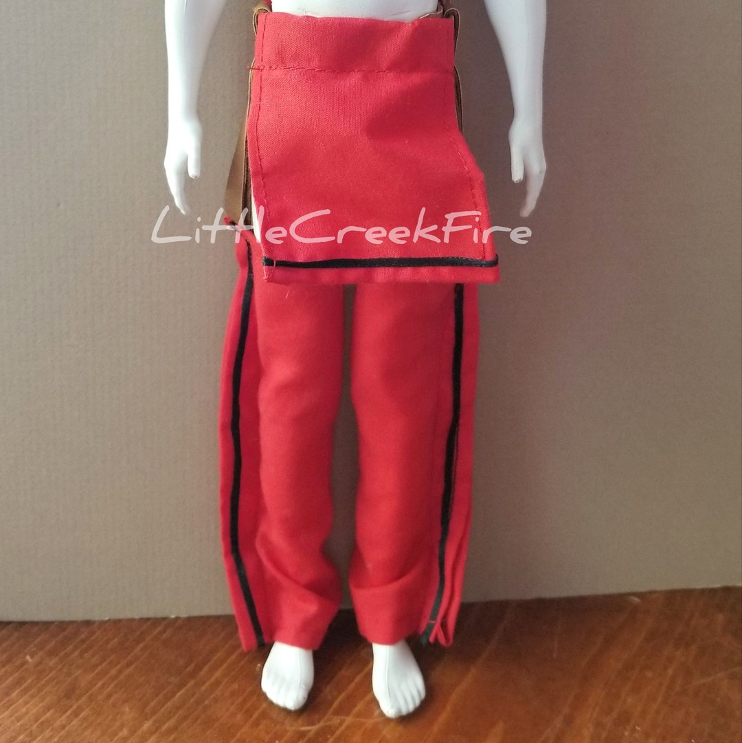 Red Cloth Breechclout and Leggings for 12 Inch Doll or Similar Size ...