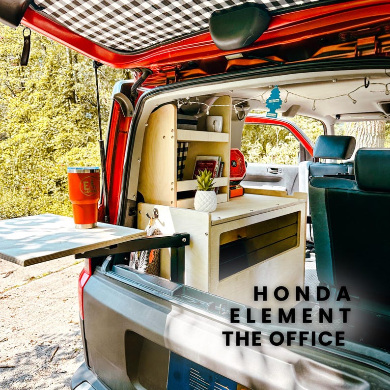 Honda Element Camper Cabinets, Honda Element Table Desk, Car Organizer ...