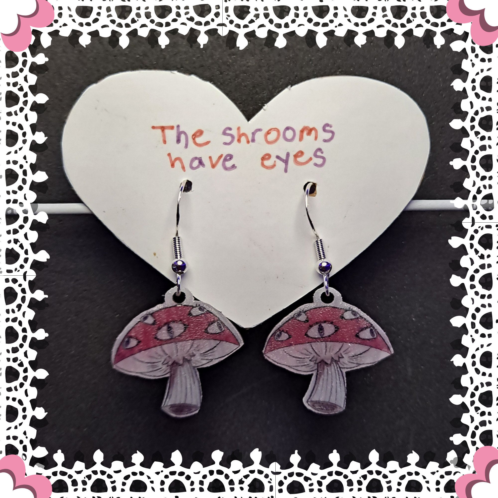 The Shrooms Have Eyes - Etsy