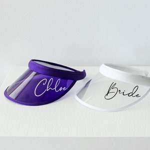 Visors for Women Sun Visors for Bachelorette Sun Visors Personalized ...