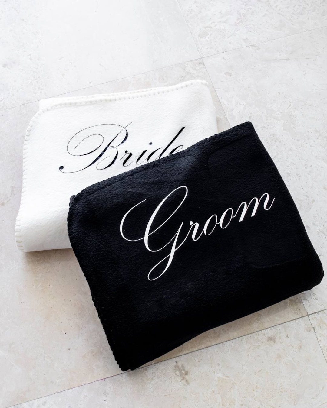 Personalized Soft Blanket Bride Groom Blankets Gift for Couple Wedding ...