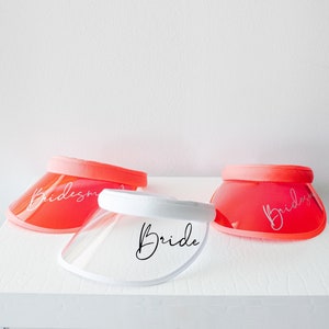 Visors for Women Sun Visors for Bachelorette Sun Visors Personalized Sun Visors Beach Visors ...