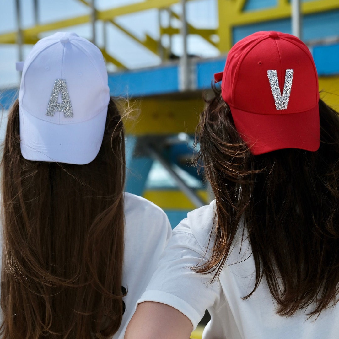 Cap With Lettered in Sparkly Gift Ideas Bachelorette Cap Bridal Party ...