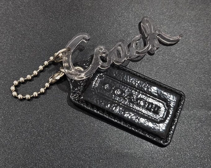 Vintage Black Coach Hang Tag - 2pcs - Etsy