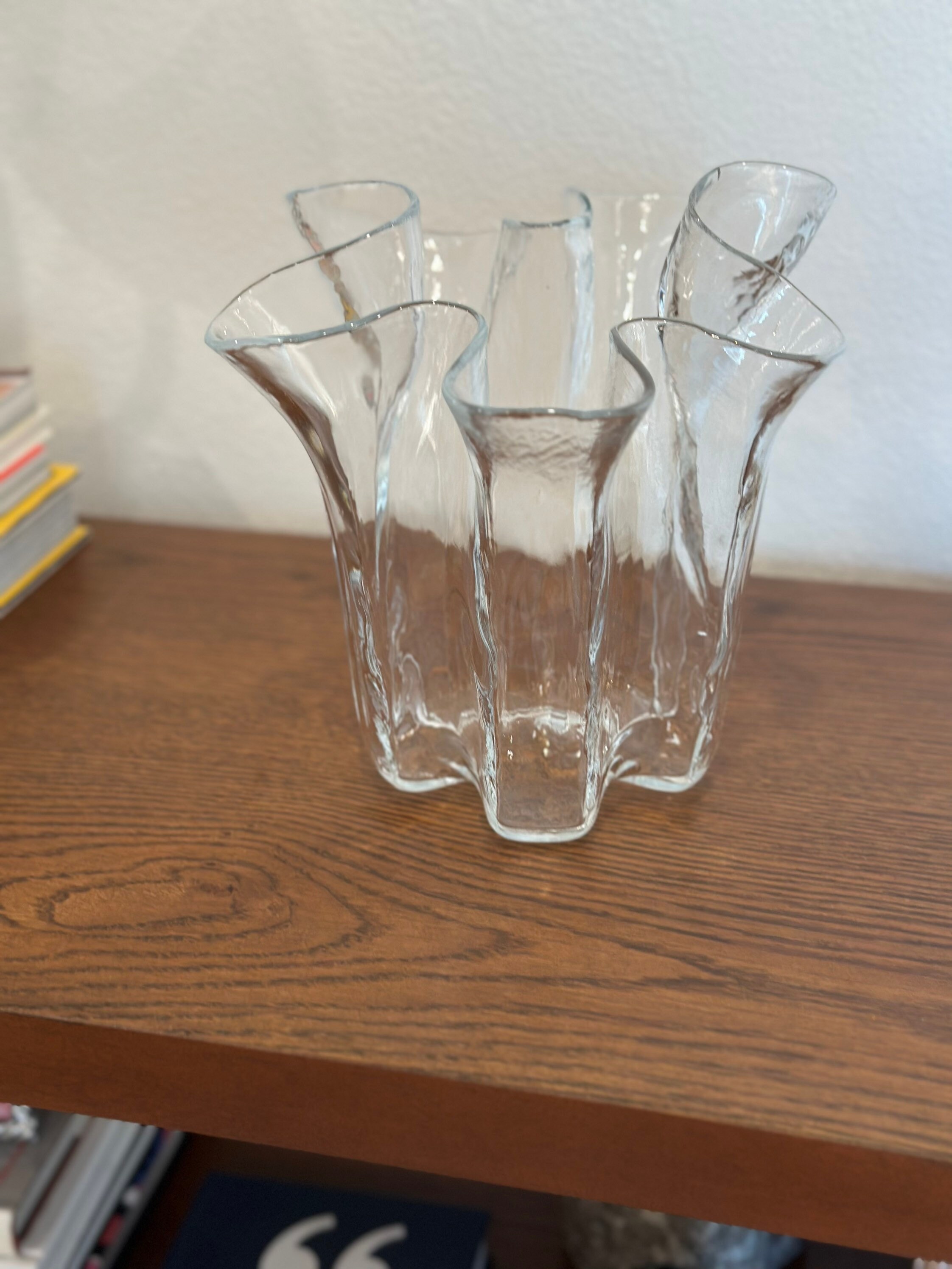 Vintage Muurla Finland Clear Ruffle Handkerchief 8 Inches - Etsy