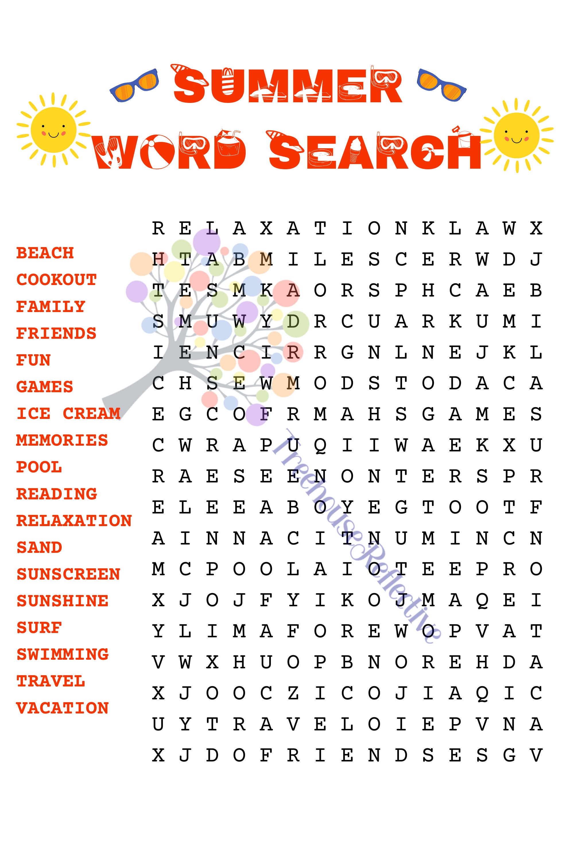 Seasons Word Search Puzzle Printable Pack - Etsy