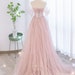 New Tulle Sweetheart Neckline A-line Lace-up Sleeves Prom - Etsy