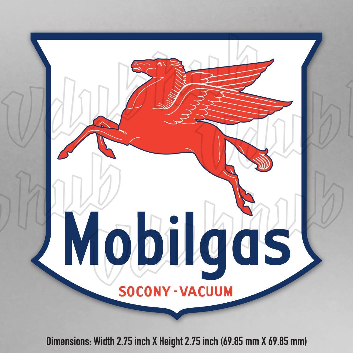 Mobil Gas Pump Decals