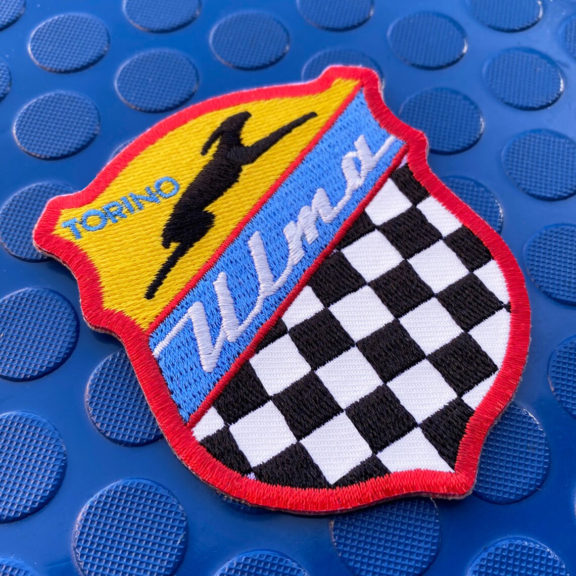 Ulma Vespa or Lambretta Shield Embroidered Patch for Caps & Hats ...