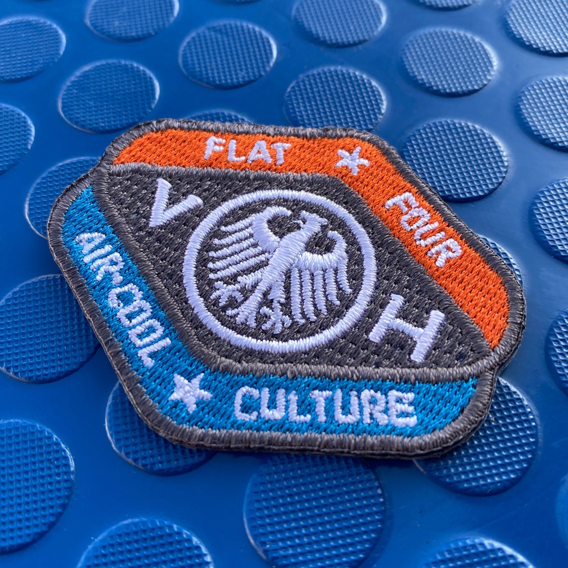 Aircooled PORSCHE 356 Outlaw and VW German Eagle Coat of Arms Iron-on ...