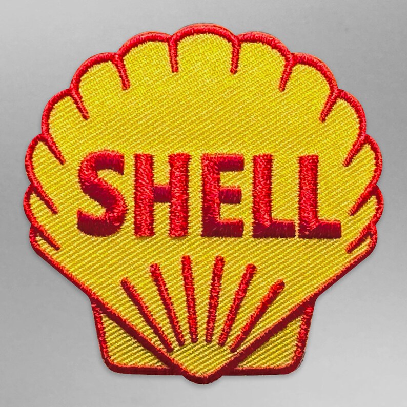 SHELL Oil Embroidered Gas Station Mechanic's Patch for Caps, Jackets ...