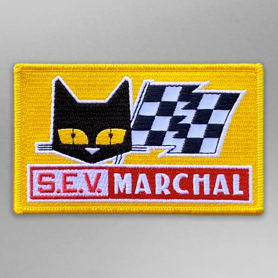 MARCHAL Fully Embroidered Patch for Caps, Jackets, Race Suits, and ...