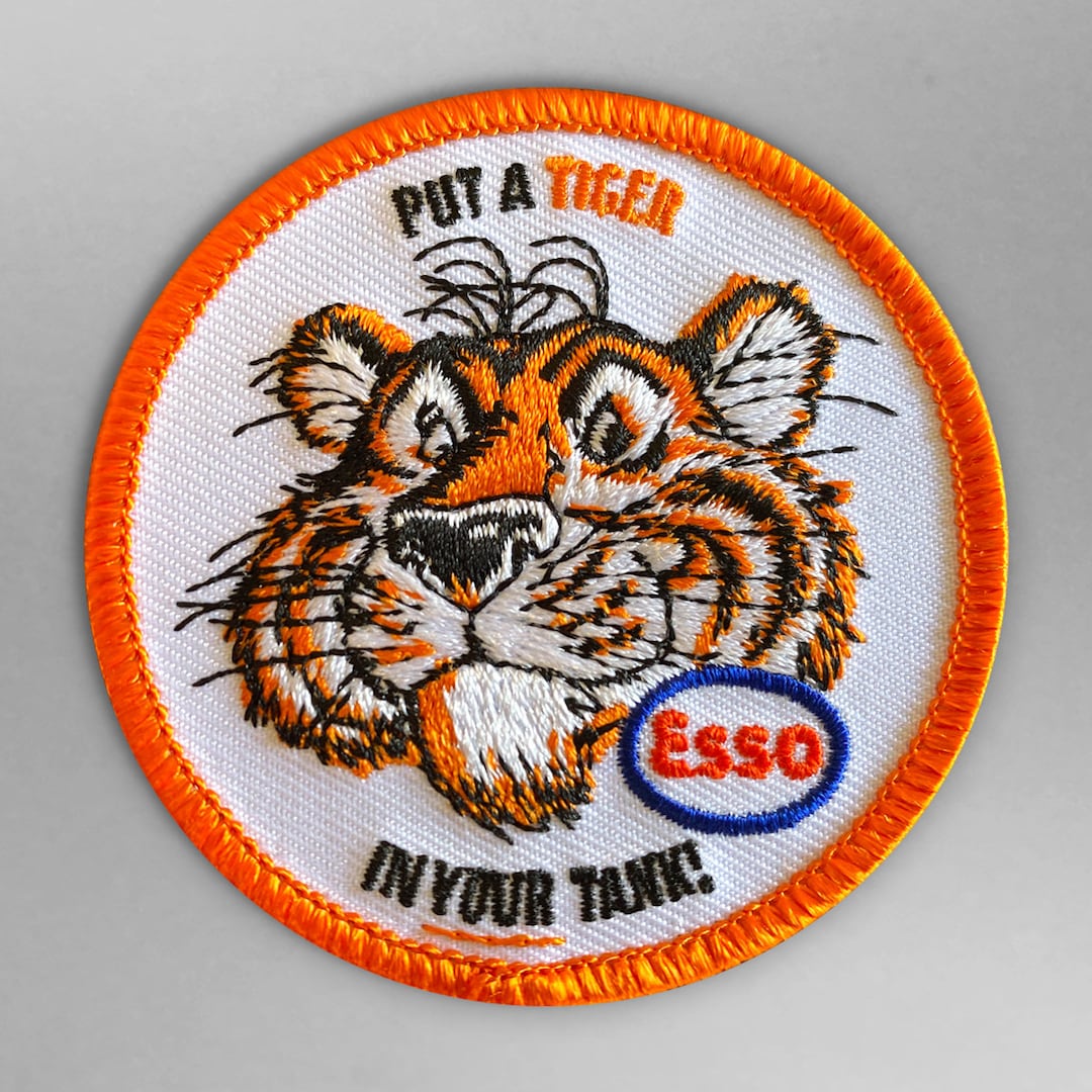 Esso Exxon Tiger Patch Iron-on or Sew-on for Coveralls, Mechanic Jacket ...