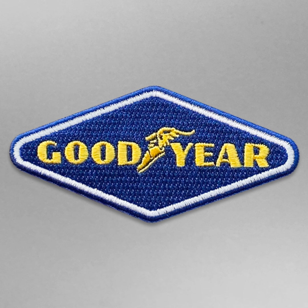 Good Year Tire Iron-on Embroidered Race Patch for Caps & Hats, Jackets ...