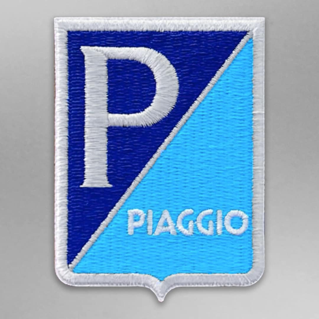 Vespa Piaggio Embroidered Iron-on Patch for Caps, Jackets, and Uniforms ...