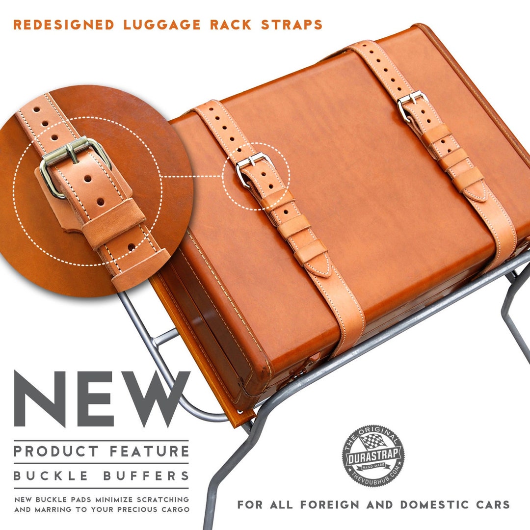 DURASTRAP Full Grain Leather Universal Rear Luggage Straps for Jeep ...