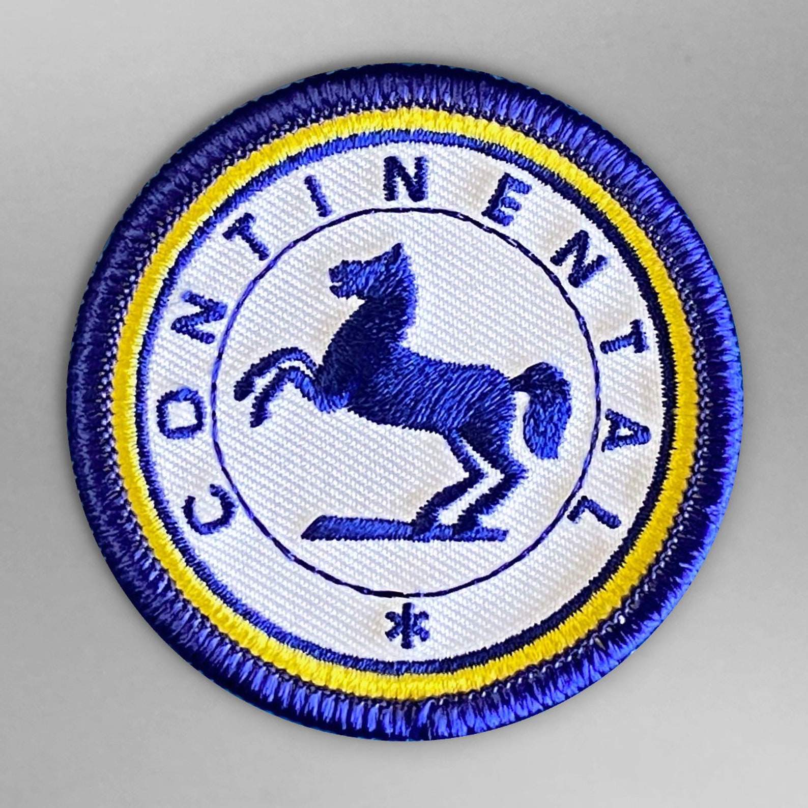 Continental Tire Round Embroidered Patch 1948-1978 Version Iron-on or ...