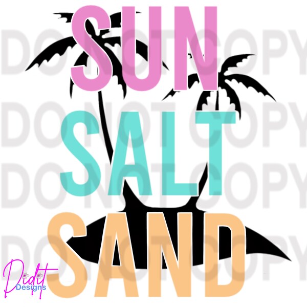 Sun Salt Sand Svg - Etsy