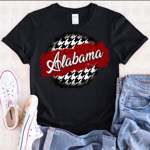 Alabama Png Design. Houndstooth Png Alabama Girl Png. Shirt Design ...