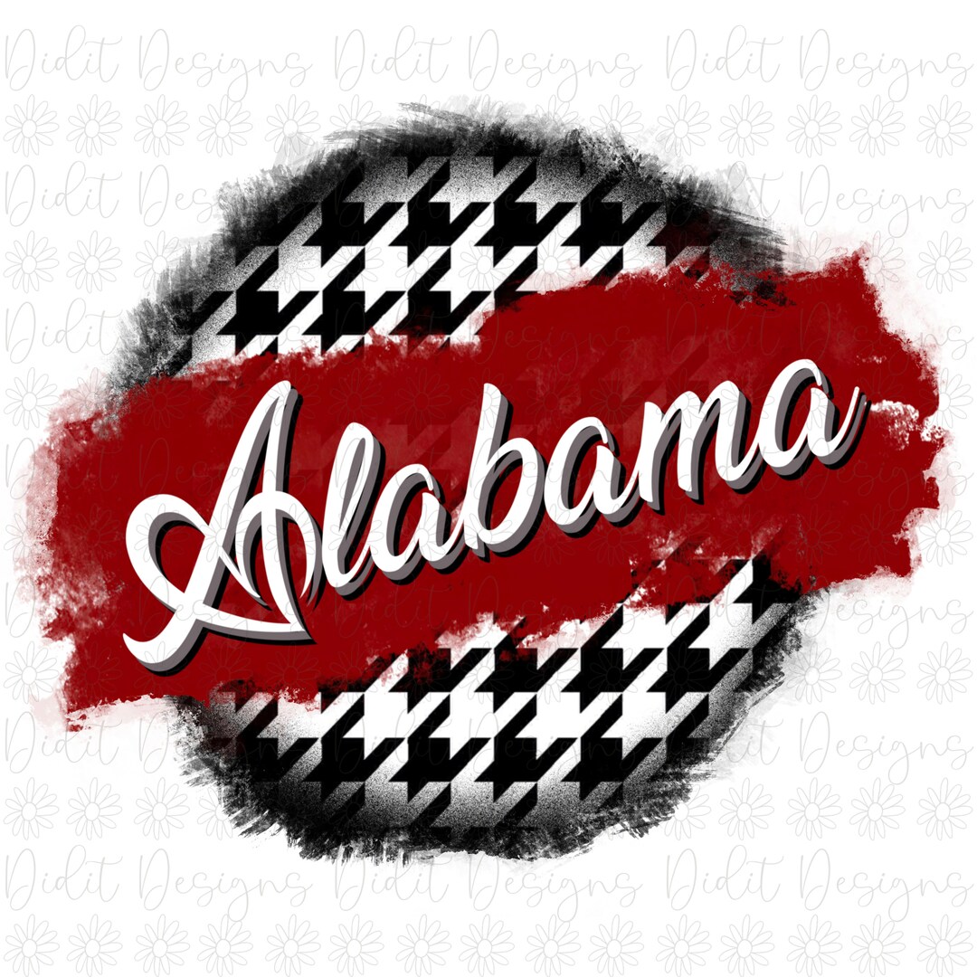 Alabama Png Design. Houndstooth Png Alabama Girl Png. Shirt Design ...