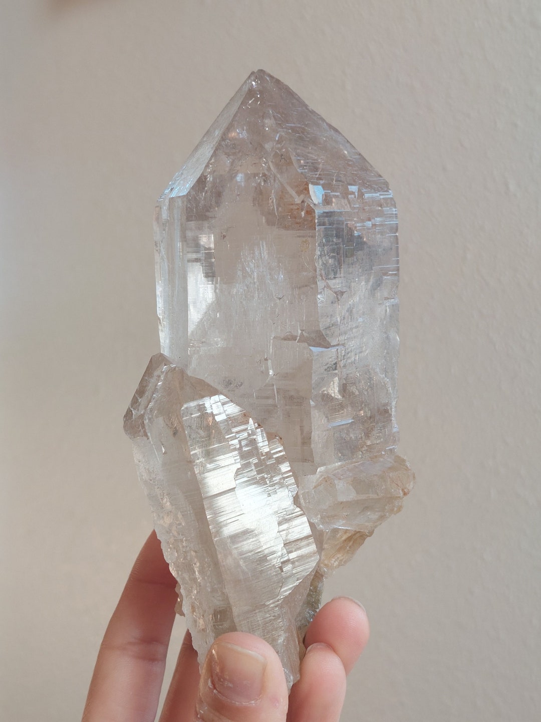 XL Himalayan Smoky Quartz Specimen, Self Healed Crystal With Key - Etsy